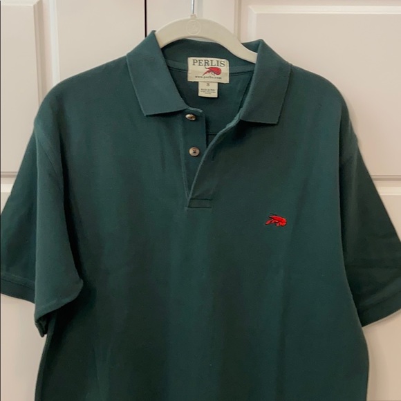 Perlis | Shirts | Perlis Forest Green Small Polo Shirt | Poshmark